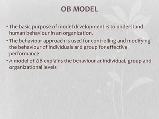 Organizational beahviour till personality | PPTX