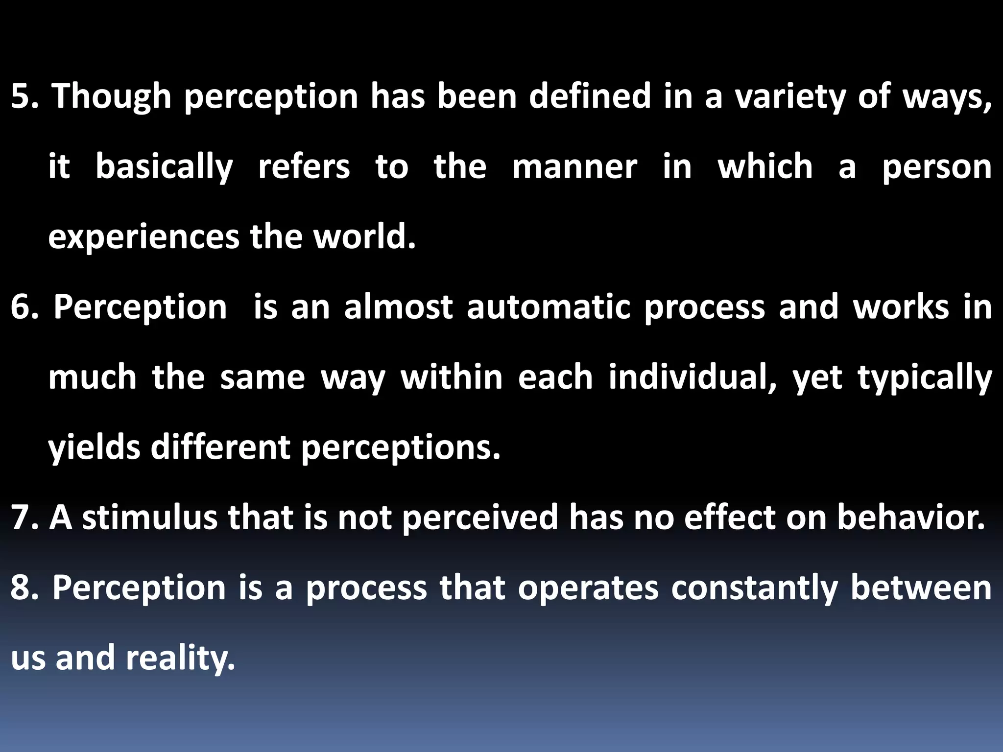 Perception | PPTX