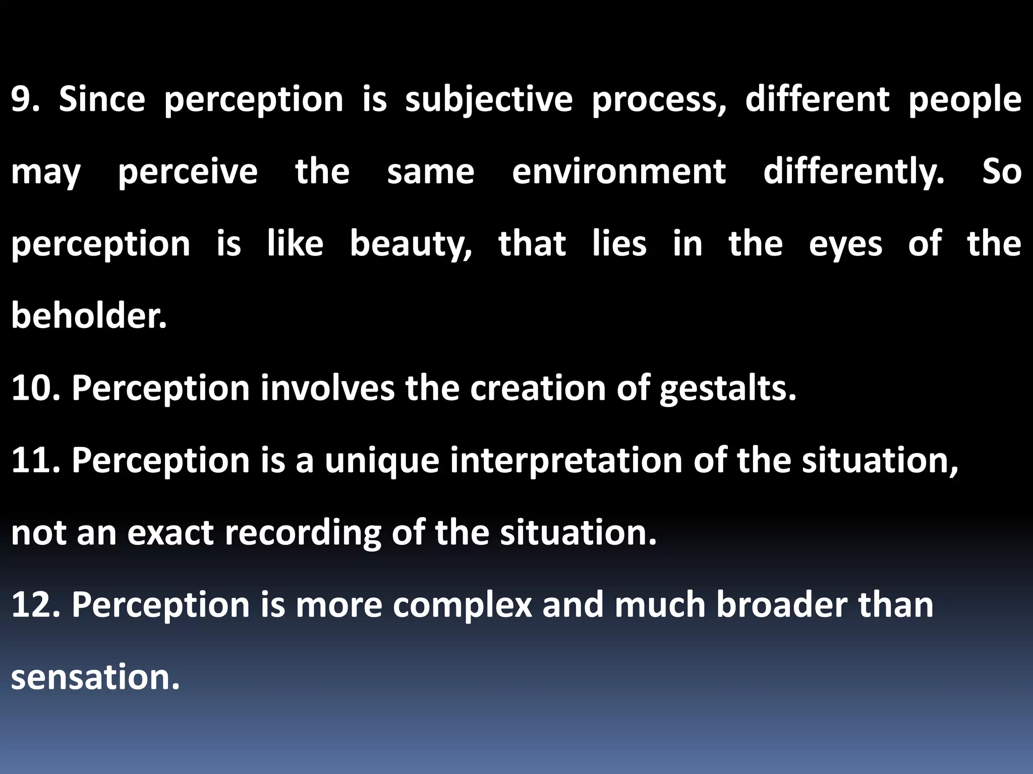 Perception | PPTX
