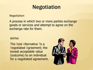 conflict and negotiation = bargaining | PPTX