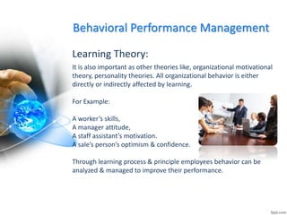 Behavioral Performence Managment | PPTX