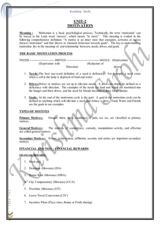 OB NOTES FOR MBA | DOCX