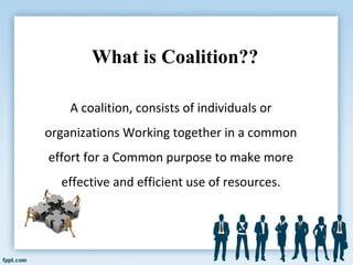 Building a Coalition (The Woodson Foundation) | PPT