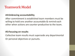 successful strategies in a teamwork | PPTX