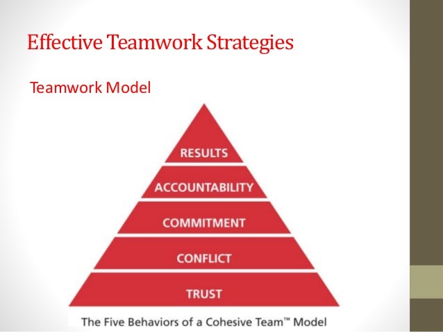 successful strategies in a teamwork