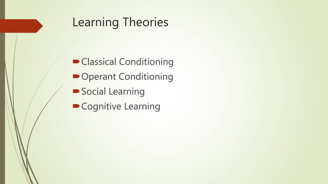 Learning Theory and its Application | PPTX