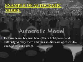 Models of Organisational Behavior | PPTX