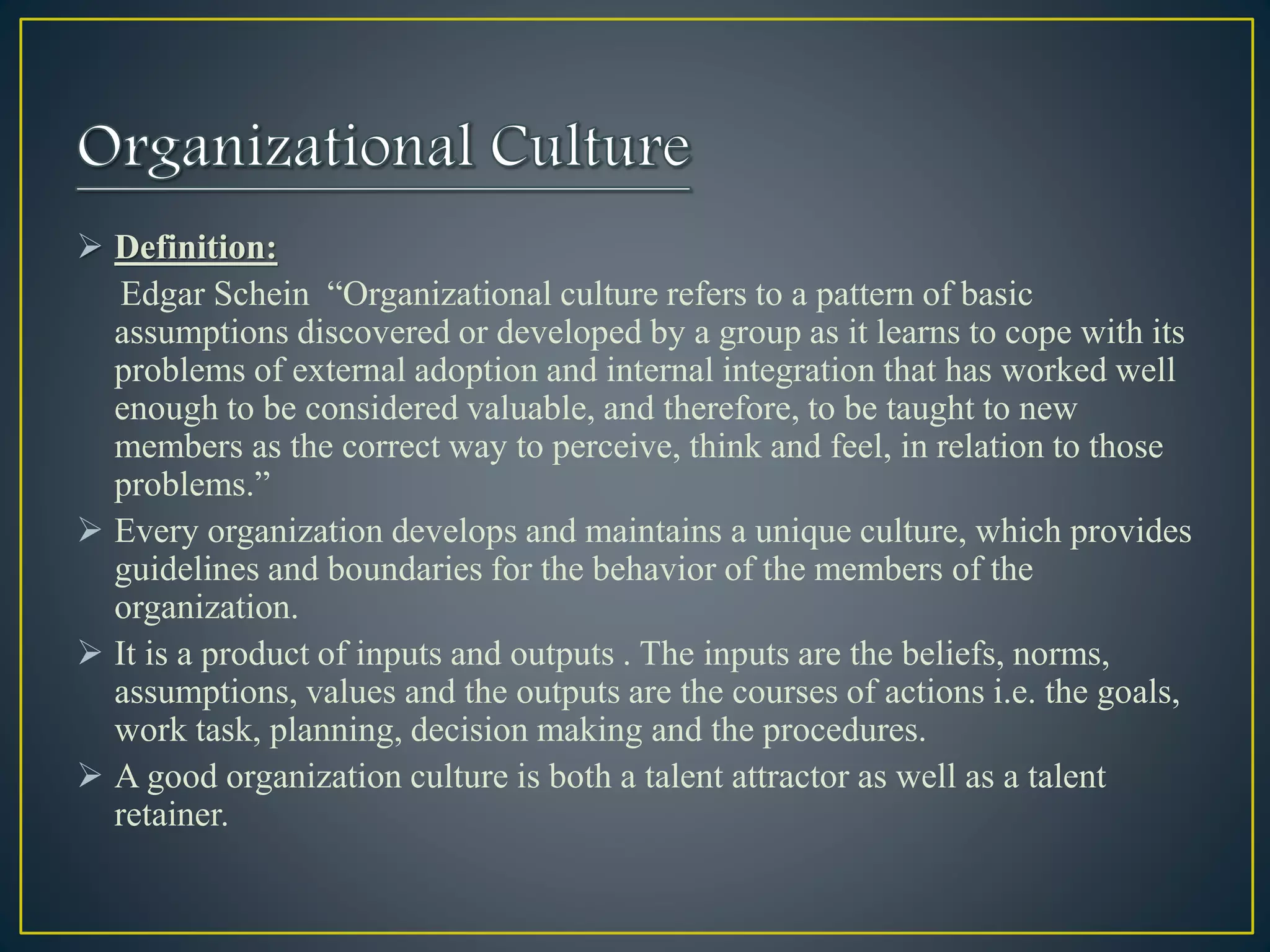 Introduction to Organizational Culture And Organizational Change | PPTX