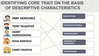 Perception and Personality traits in Organizational Behaviour | PPTX
