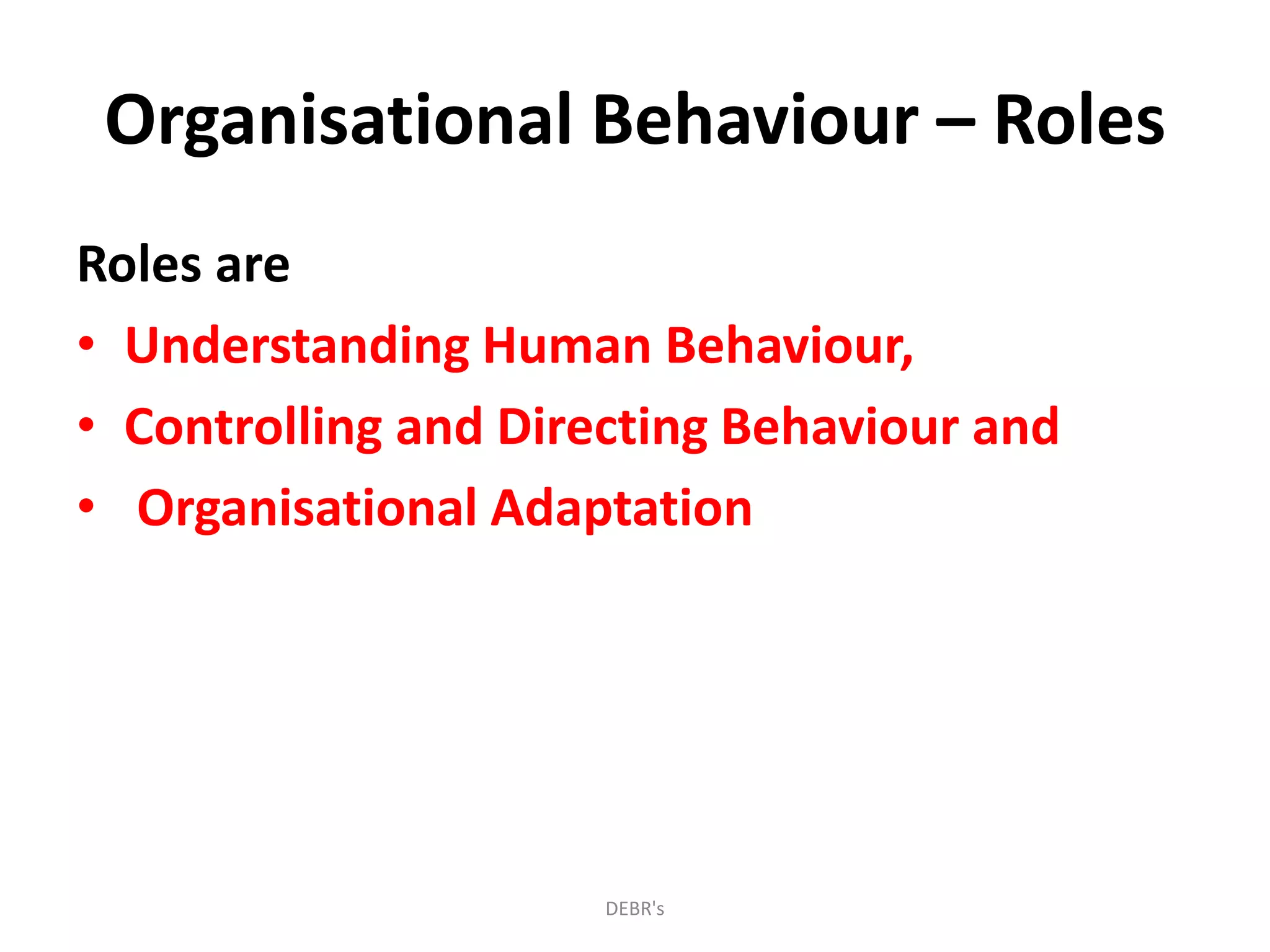 Organizational Behaviour- Nursing Management | PPTX