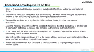 Organisational behaviour | PPT