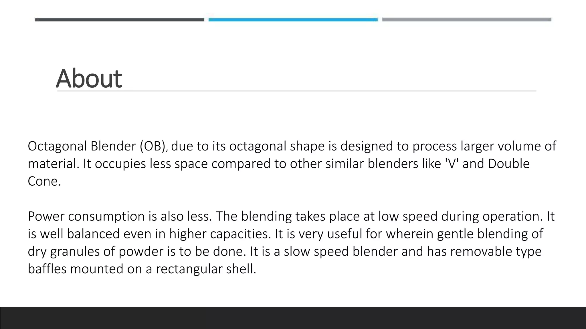 OB Octagonal Blender | PPSX