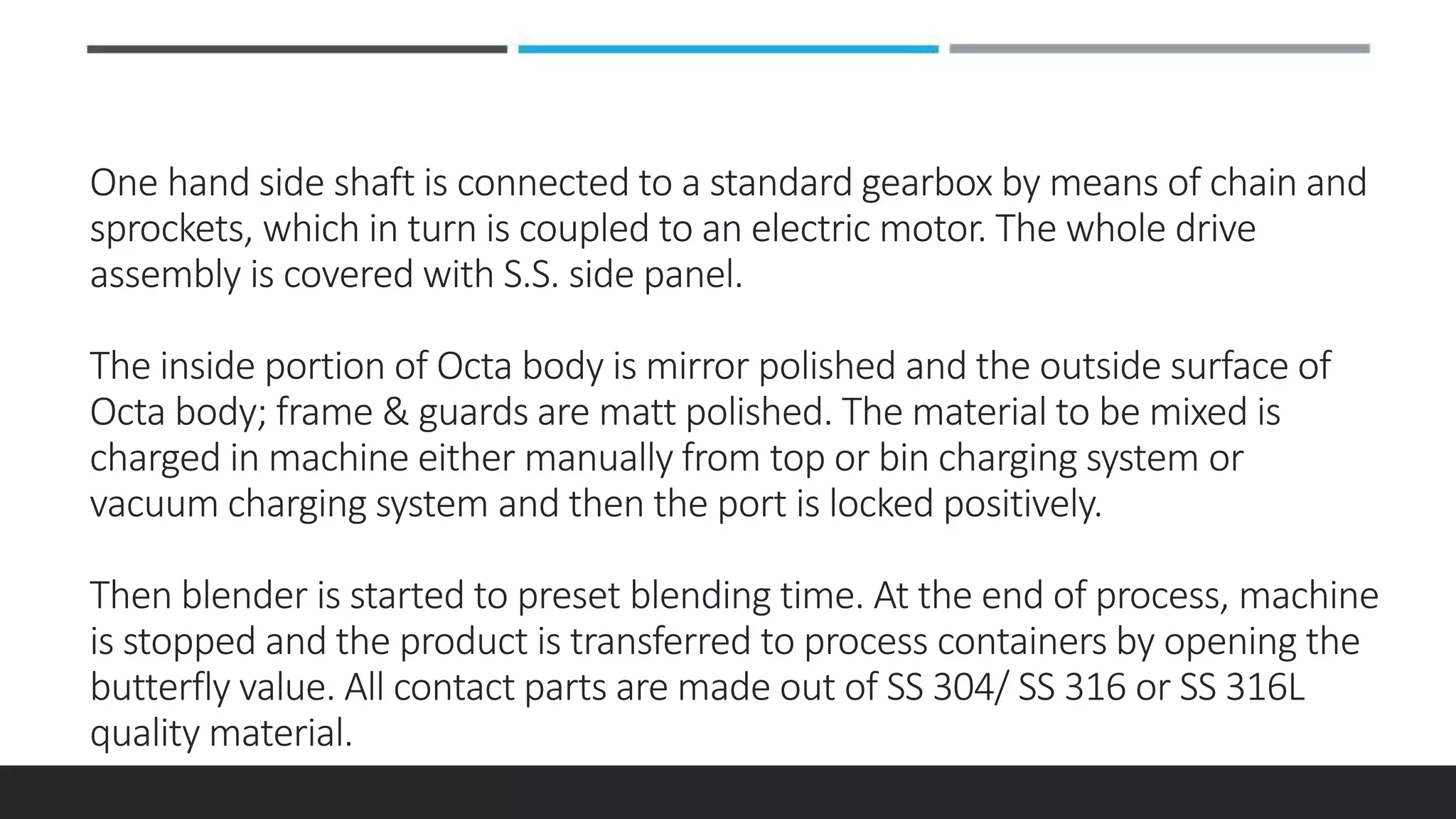 OB Octagonal Blender | PPSX