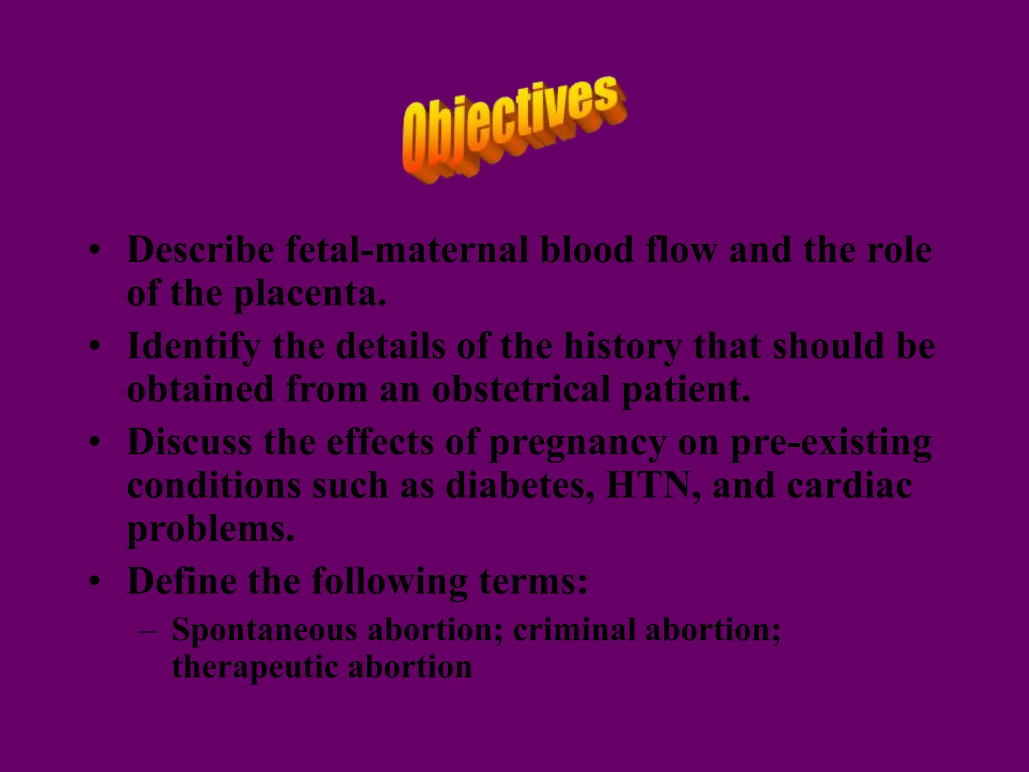Obstetrics pathology in pregnancy and labour | PPT