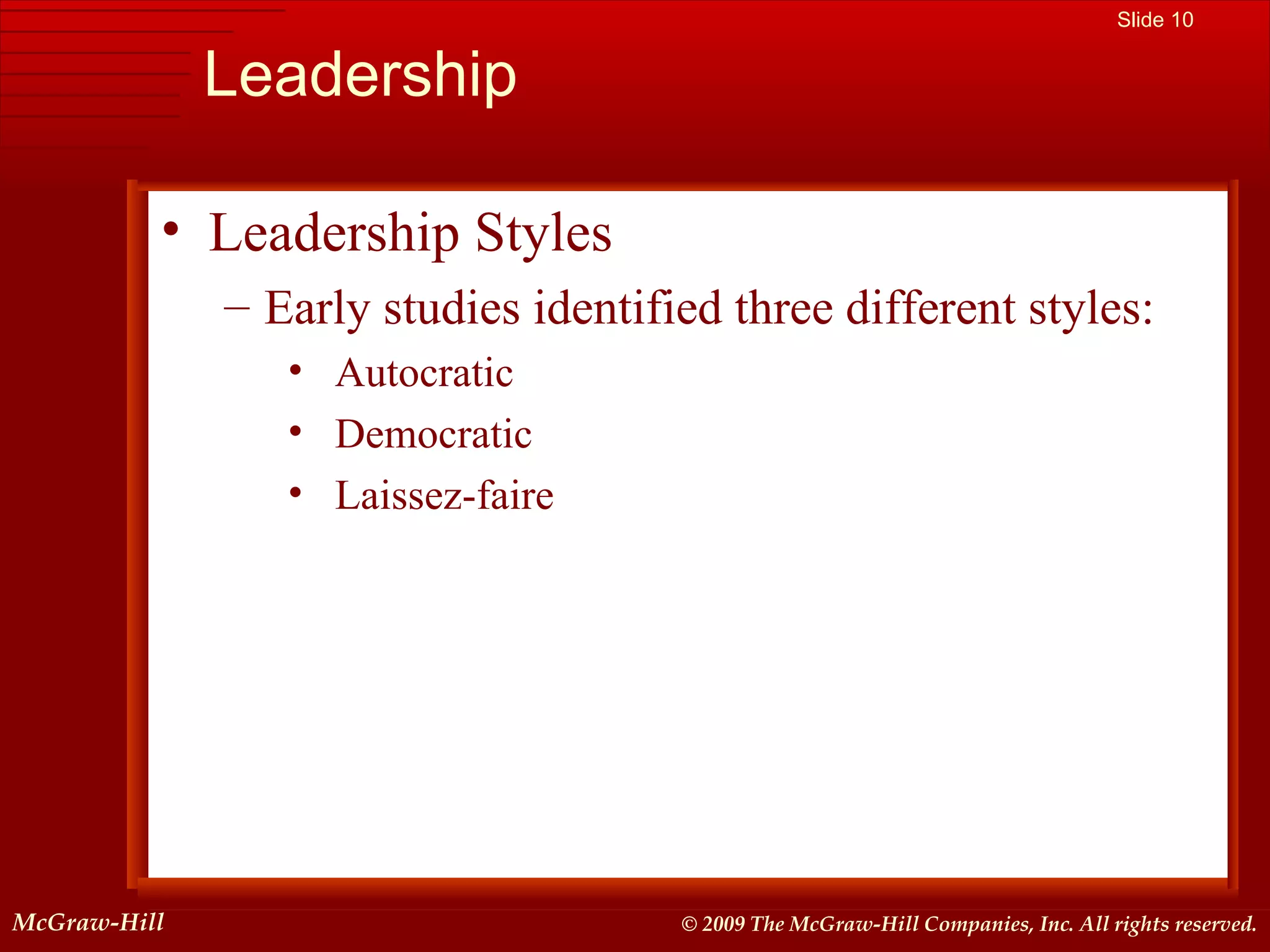 Leadership and social influence processes | PPT