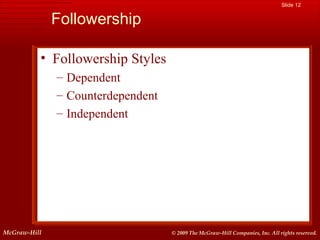 Leadership and social influence processes | PPT