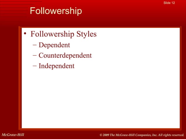 Leadership and social influence processes | PPT