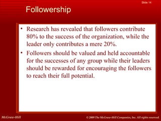 Leadership and social influence processes | PPT