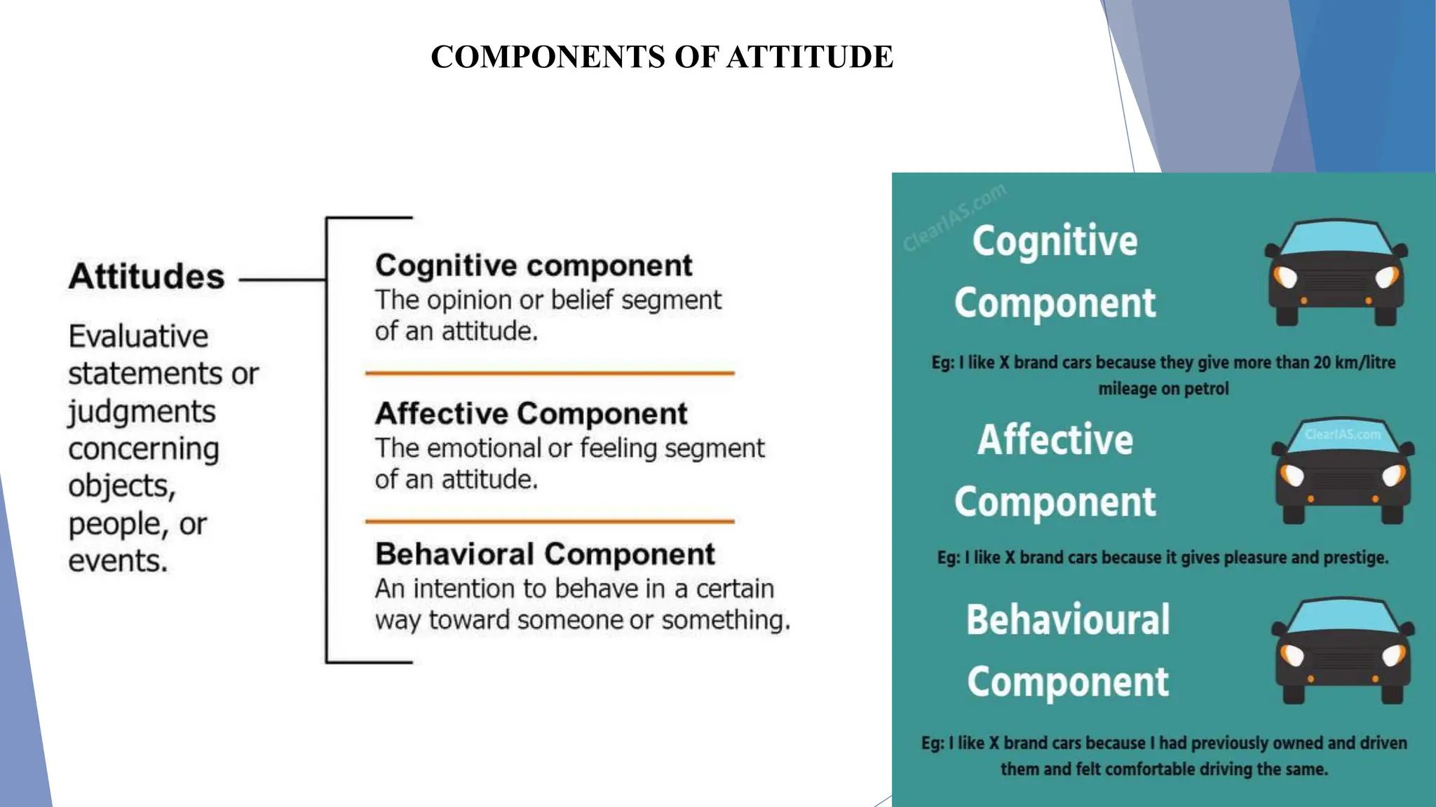 Organisation Behaviour - Attitude and its Components | PPTX