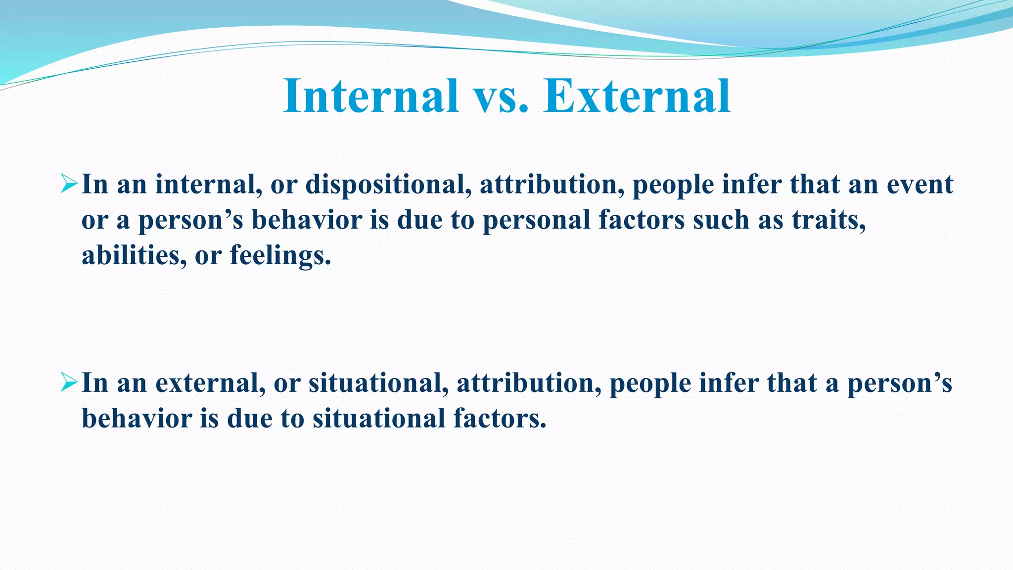 Attribution Theory ppt | PPTX