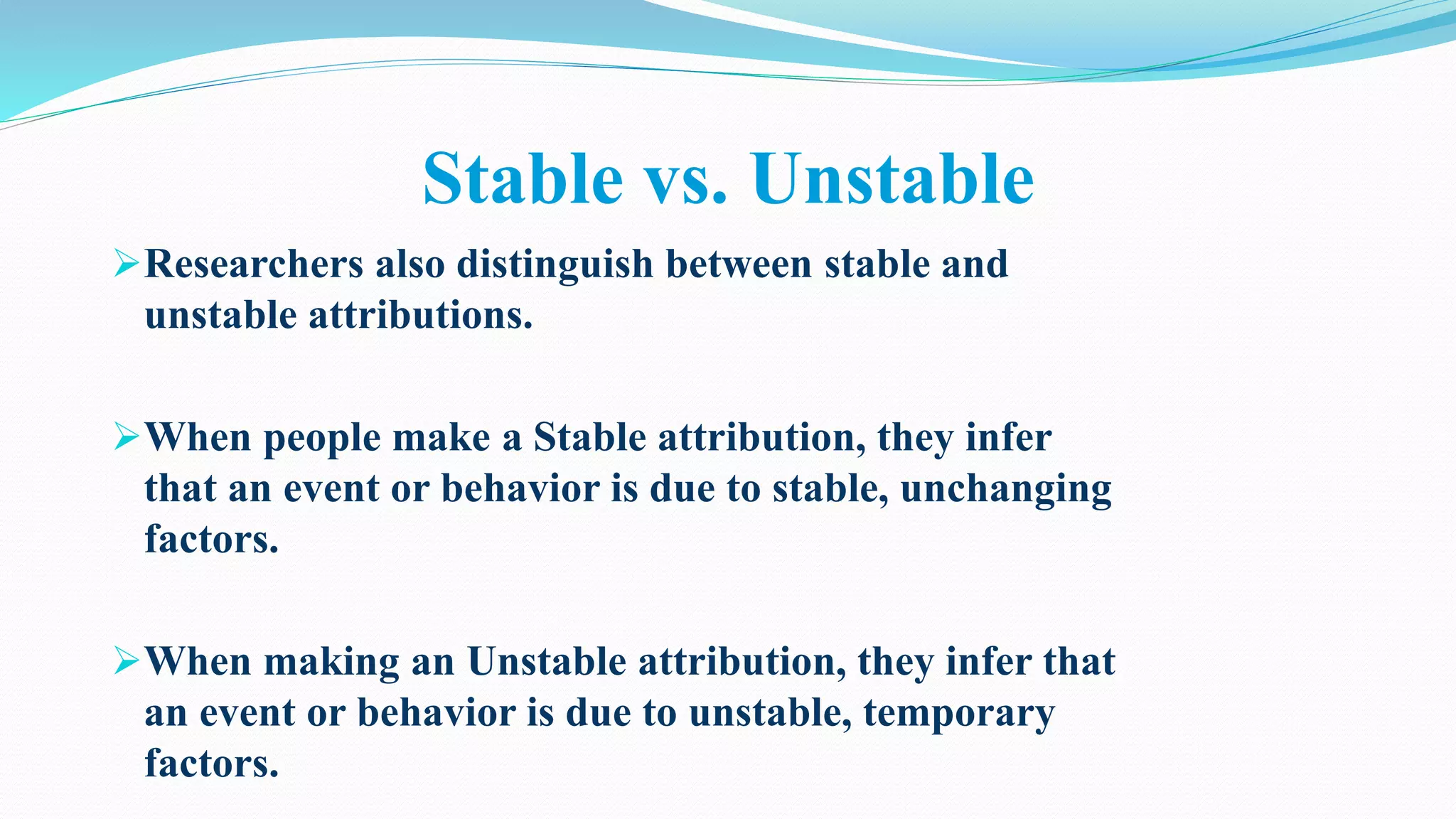 Attribution Theory ppt | PPTX