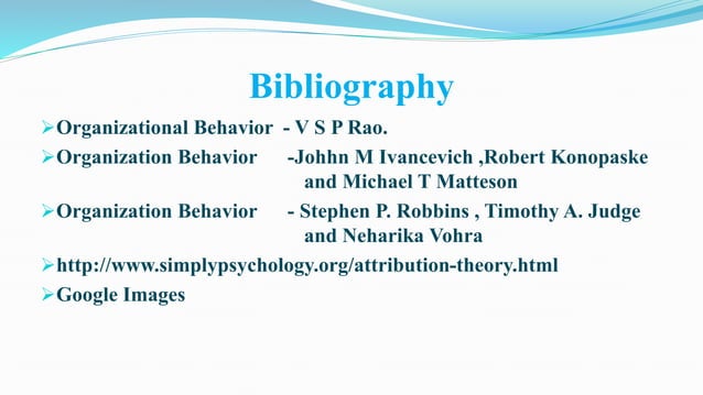 Attribution Theory ppt | PPTX | Science