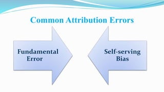 Attribution Theory ppt | PPTX