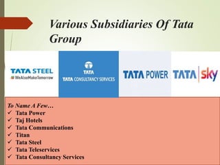Changes in management of Tata Group | PPTX