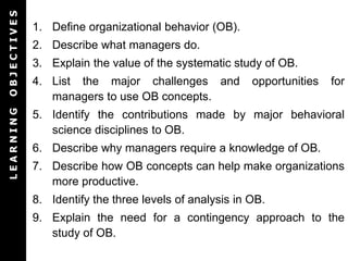 Evolution of Management Thoughts and OB | PPTX