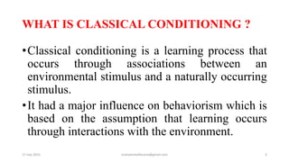 OB- CLASSICAL CONDITIONING.pptx