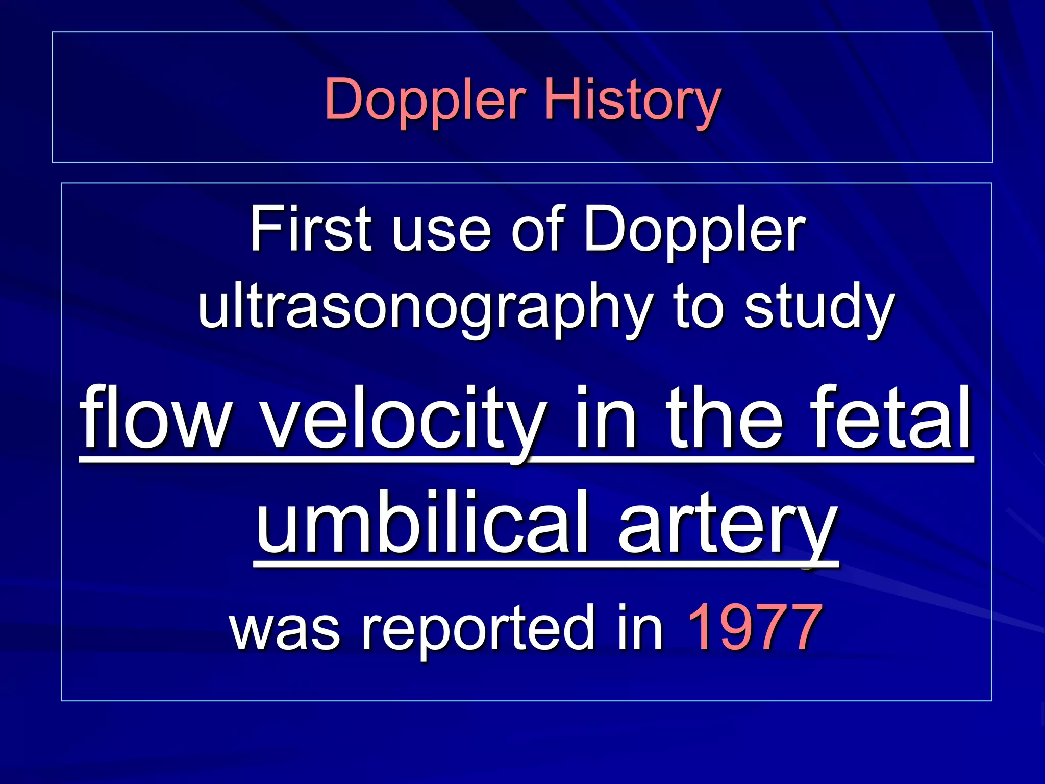 Obstetrics doppler ultrasound | PPT