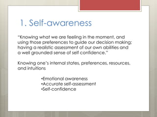 Emotional intelligence | PPT