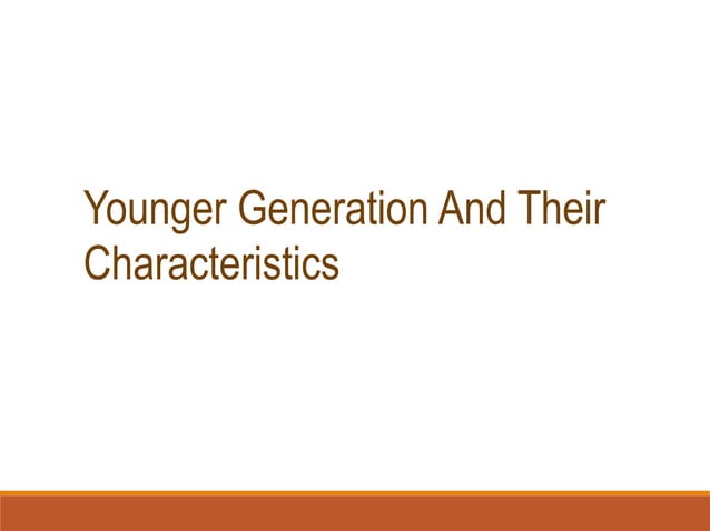 Employee Engagement and Challenges for Younger Generation | PPTX