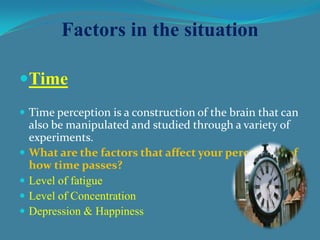 Ob factor affecting perception ppt | PPTX