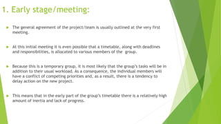 Organisation Behavior groups and teams | PPTX