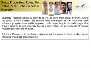 Ob i - foundations of group behavior-workteams-organizational stress | PPT
