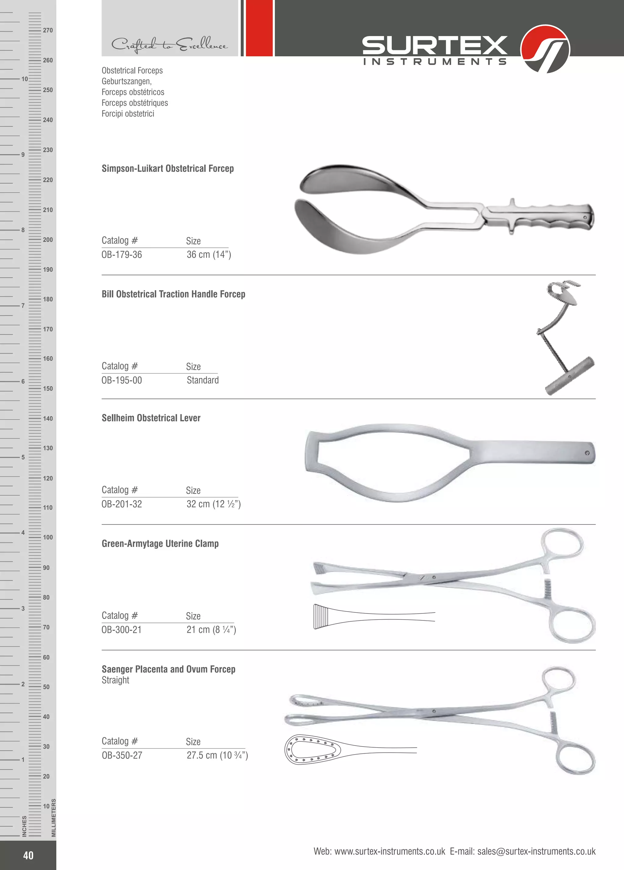 OBSTETRICS INSTRUMENTS | PDF