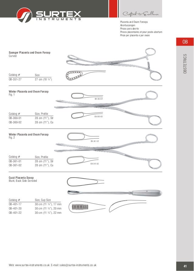 OBSTETRICS INSTRUMENTS