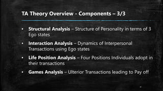 Transactional Analysis in Organizational Developement | PPTX | Business ...