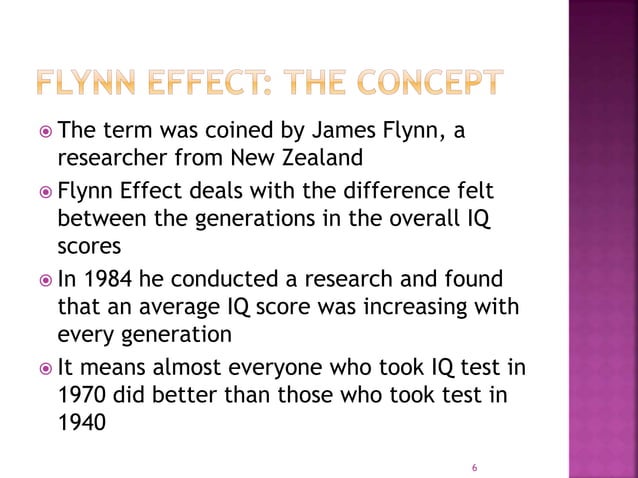 The Flynn Effect | PPTX