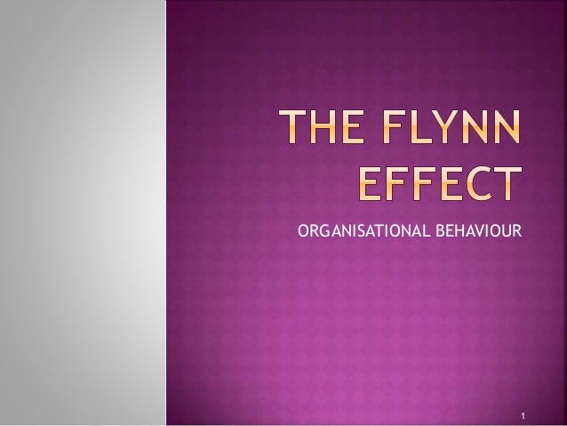 The Flynn Effect