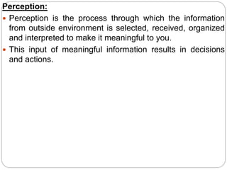 ORGANIZATIONAL BEHAVIOUR- BBA-NOTES-OSMANIA UNIVERSITY | PPT
