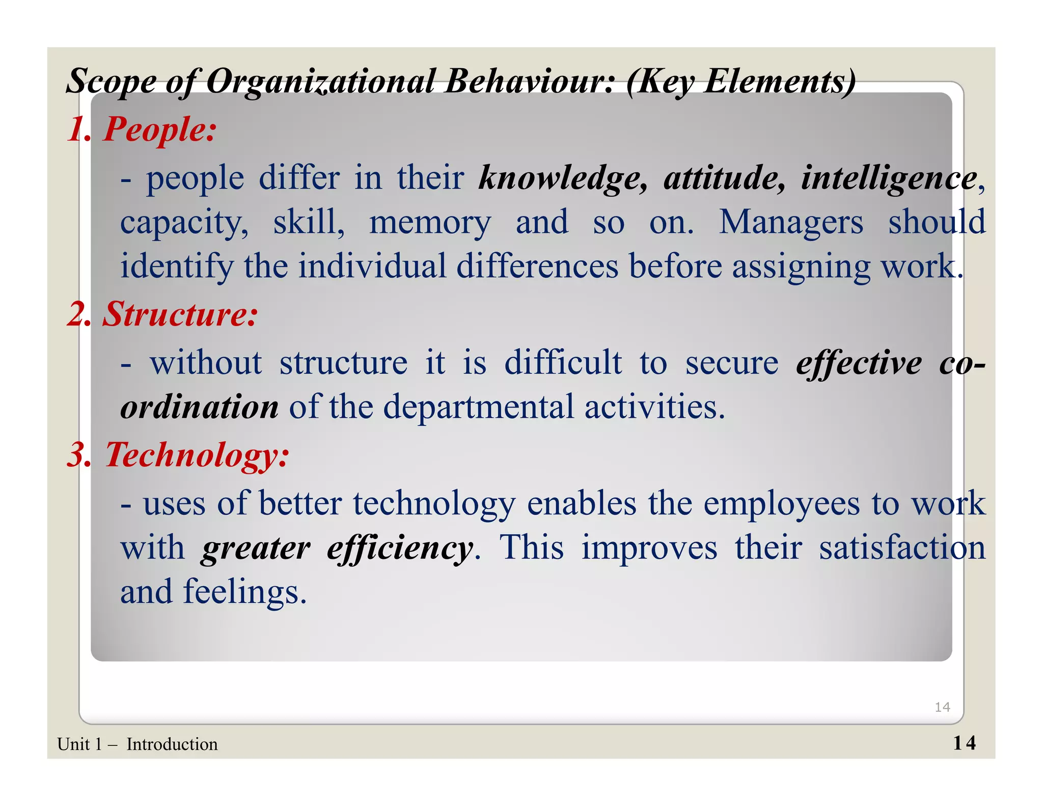 Organizational Behaviour - Introduction | PDF
