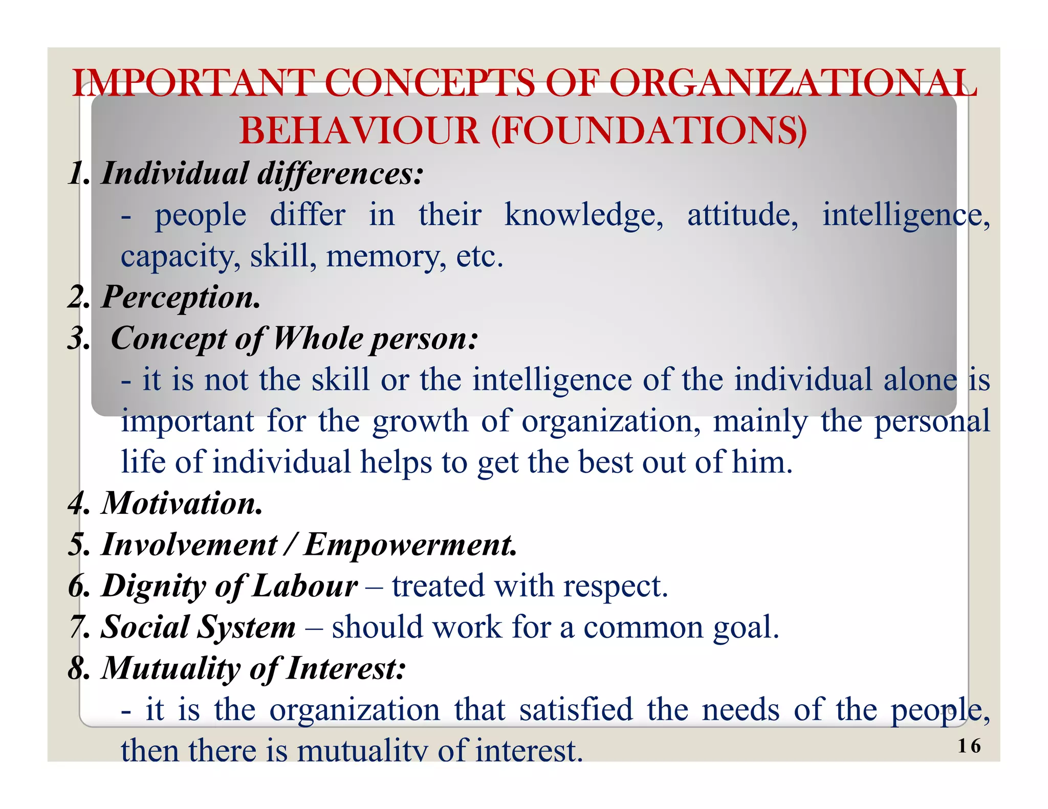 Organizational Behaviour - Introduction | PDF