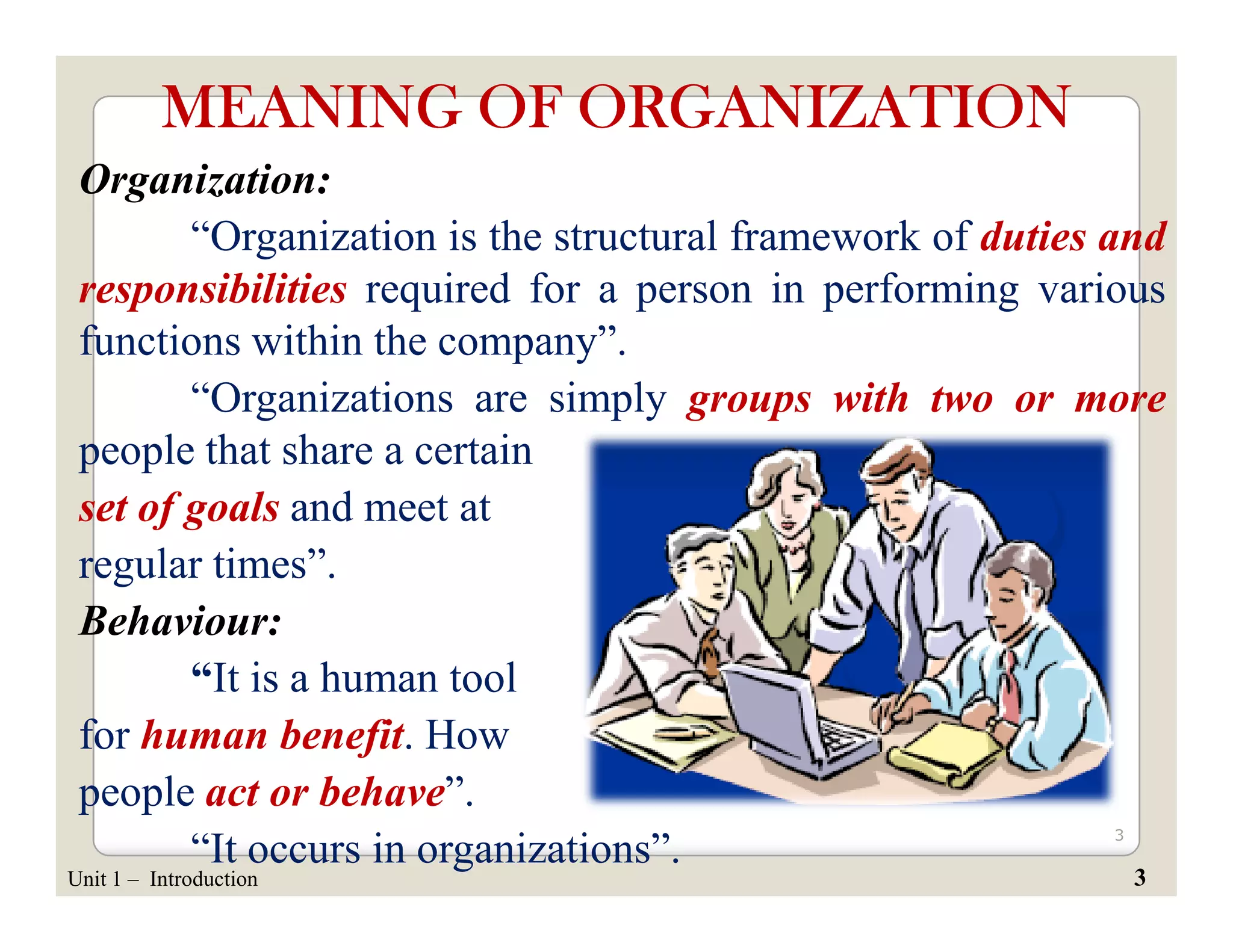 Organizational Behaviour - Introduction | PDF