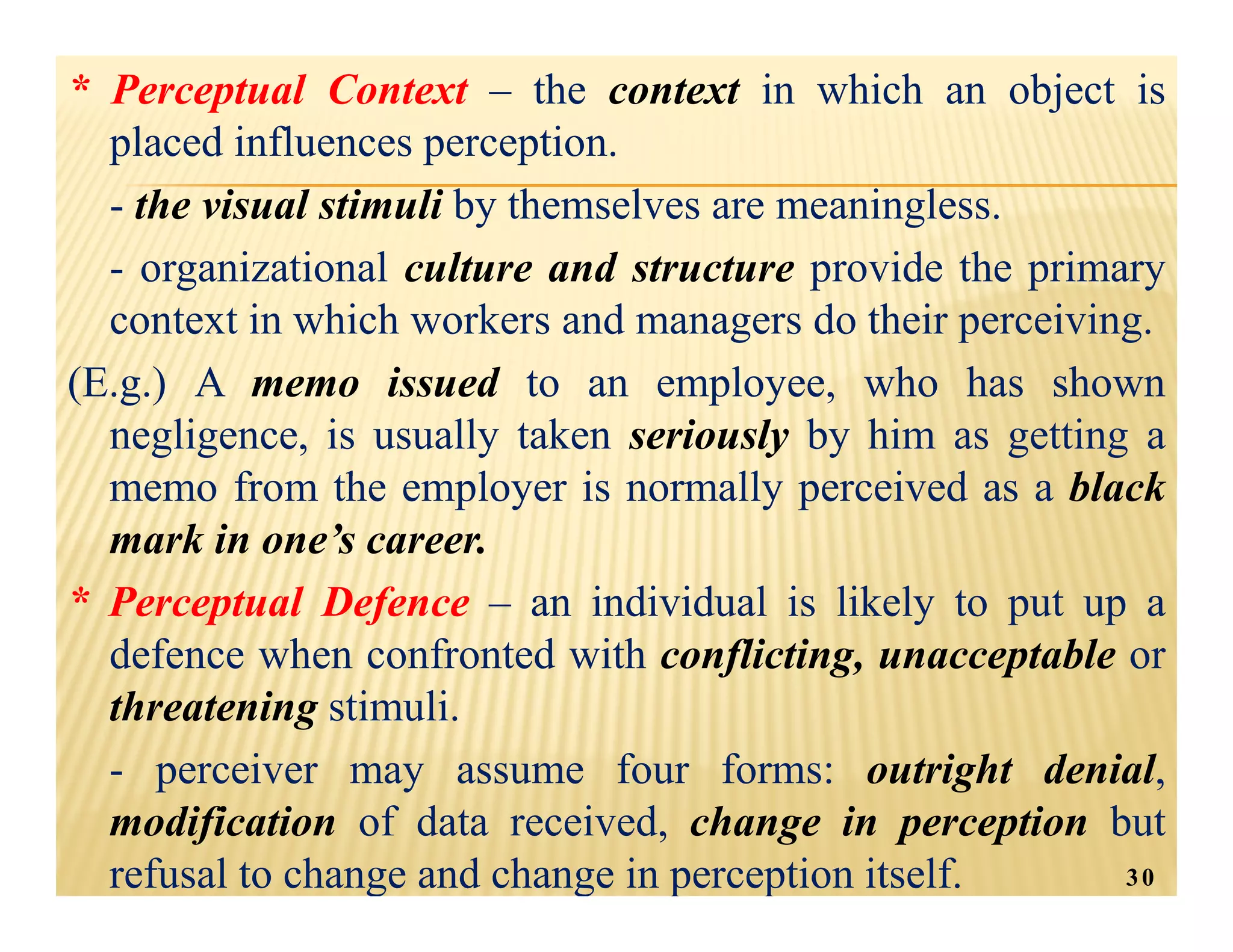 Organizational Behaviour - Individual Determinants of OB II | PDF