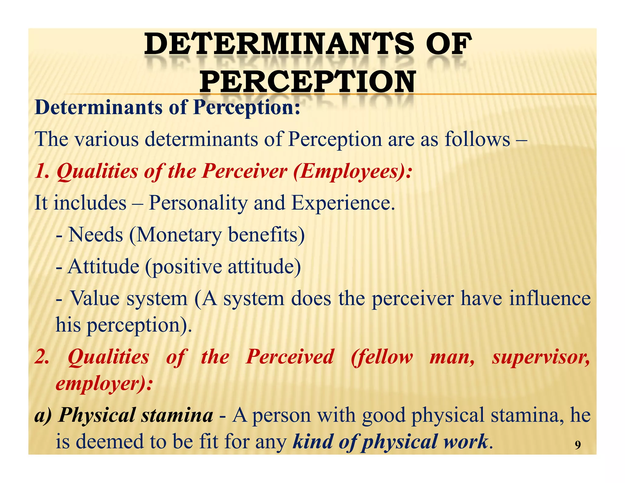 Organizational Behaviour - Individual Determinants of OB II | PDF