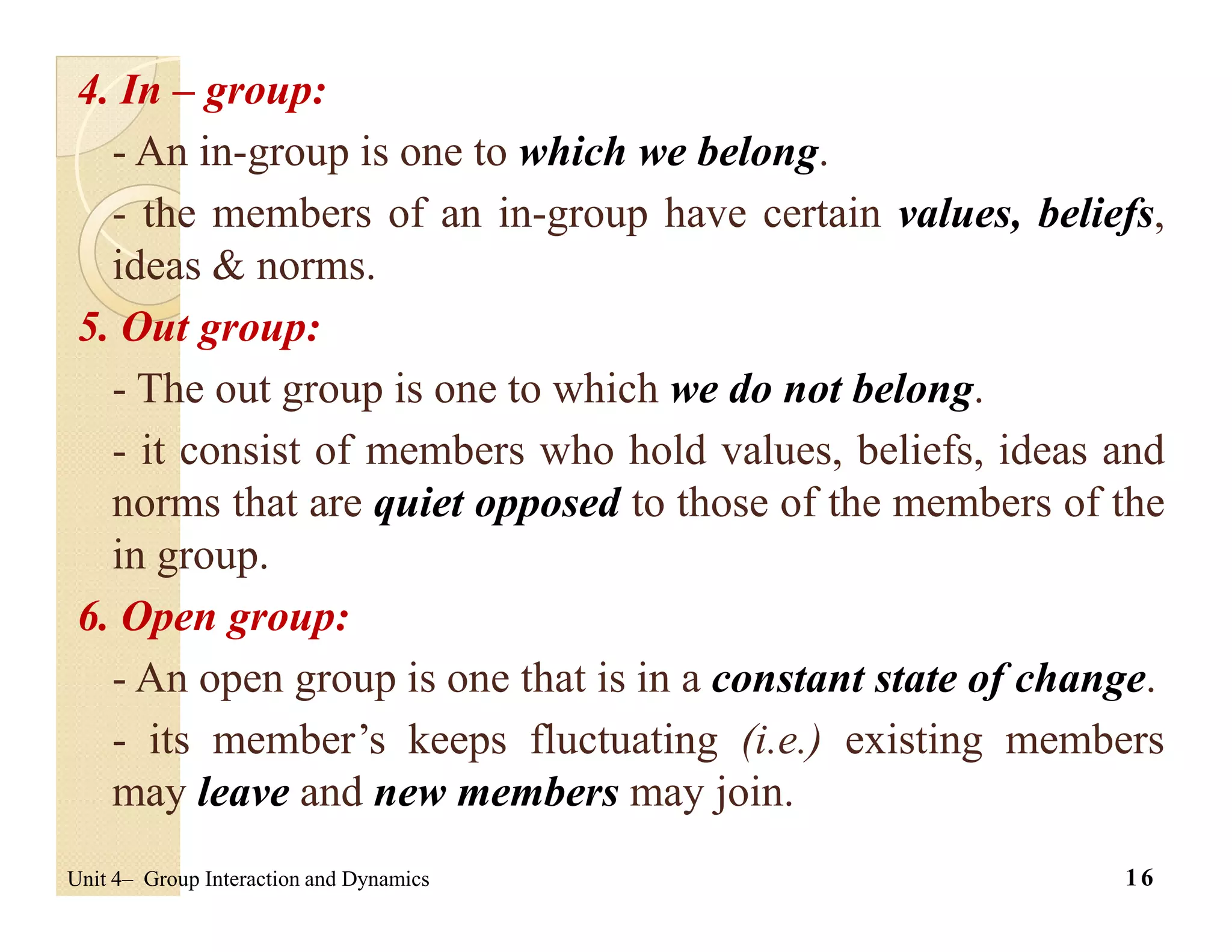 Organizational Behaviour - Group process | PDF