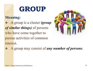 Organizational Behaviour - Group process | PDF