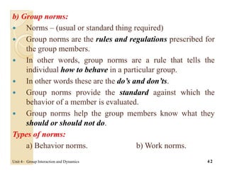 Organizational Behaviour - Group process | PDF